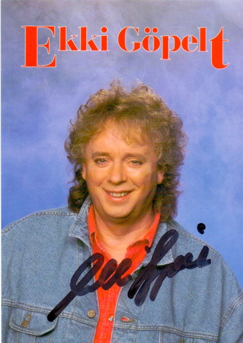 Ekki Göpelt Autogramm Sammlerteil Autogramm Sammlerstück